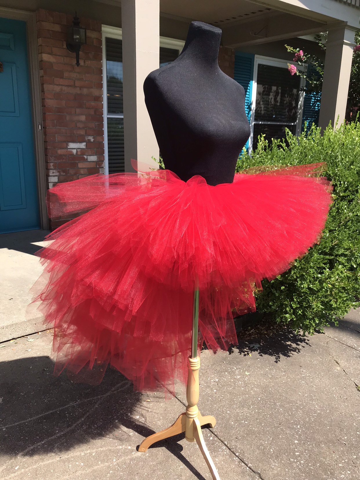 Red Hi Lo Tutu Hi Lo Adult Tutus Custom Made Hi Lo Tutus Etsy