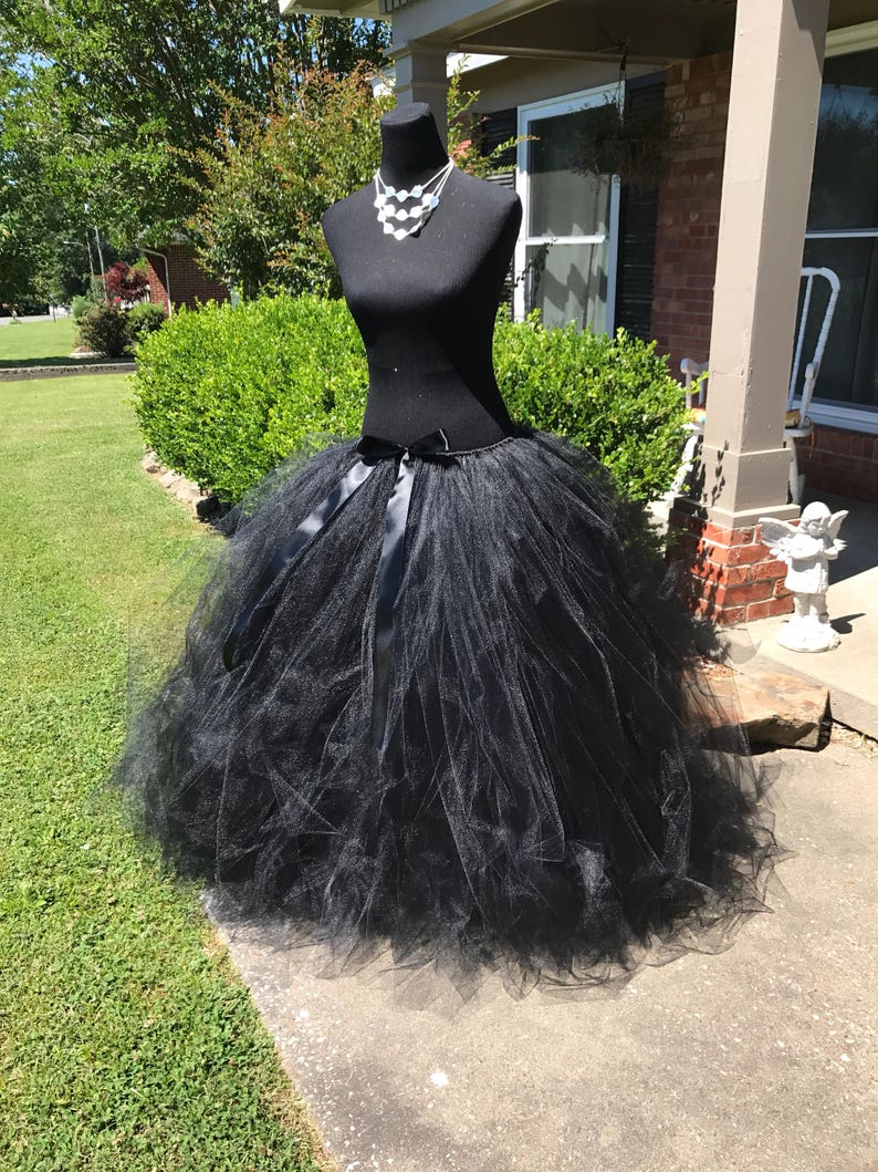 Solid Black Bridal Tutu Maternity Tutu Adult Tutu Skirt Etsy
