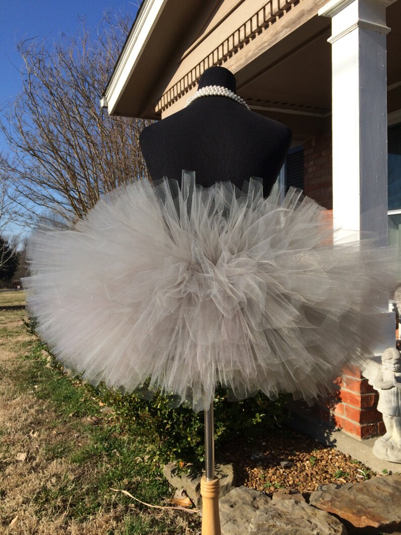 Solid Gray (silver) Adult Tutu, Maternity Tutu, Adult Tutu Skirt, Adult ...