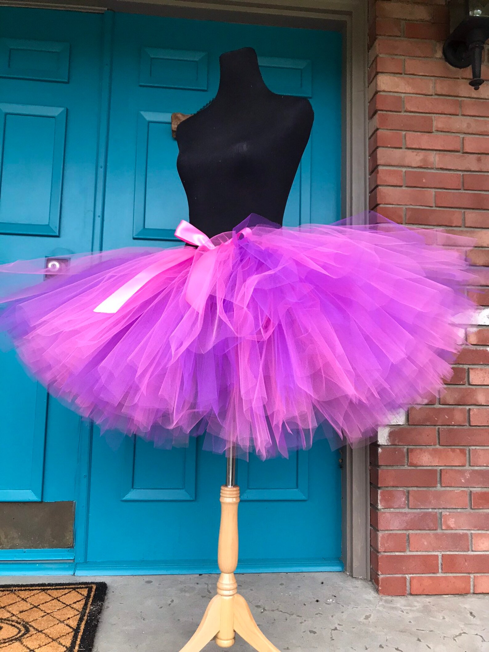 Shocking Pink and Purple Adult Tutu, Bridal Tutu, Bachelorette Tutu ...