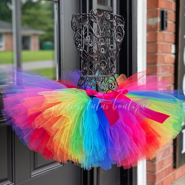 Rainbow Birthday Tutu Adult - Etsy