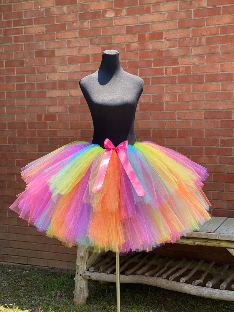 Adult Rainbow Glitz II Tutu Adult Tutus Adult Rainbow Tutu - Etsy