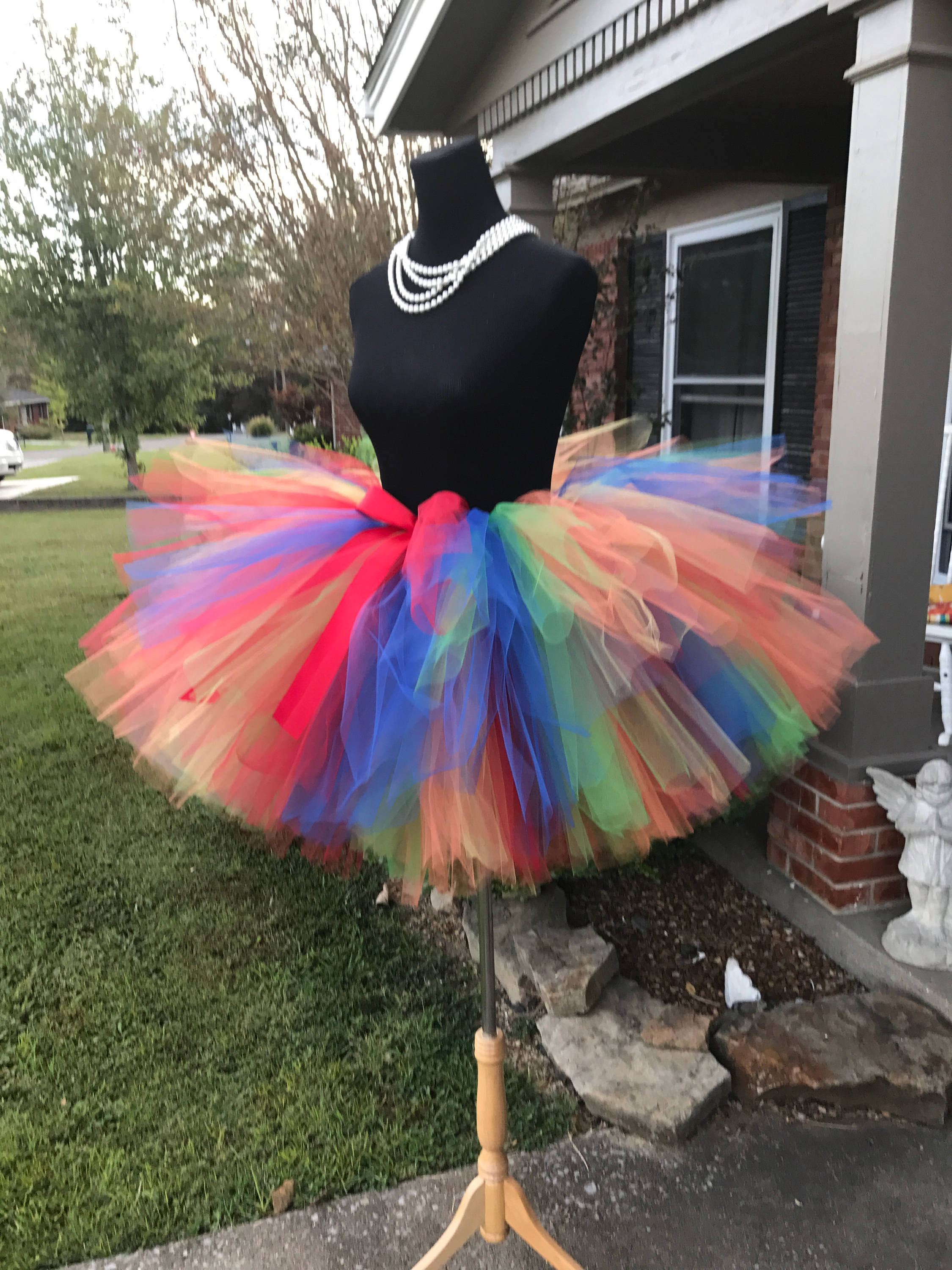 Adult Bright Primary Colored Tutu for Waist up to 34 1/2" Perfect for ...
