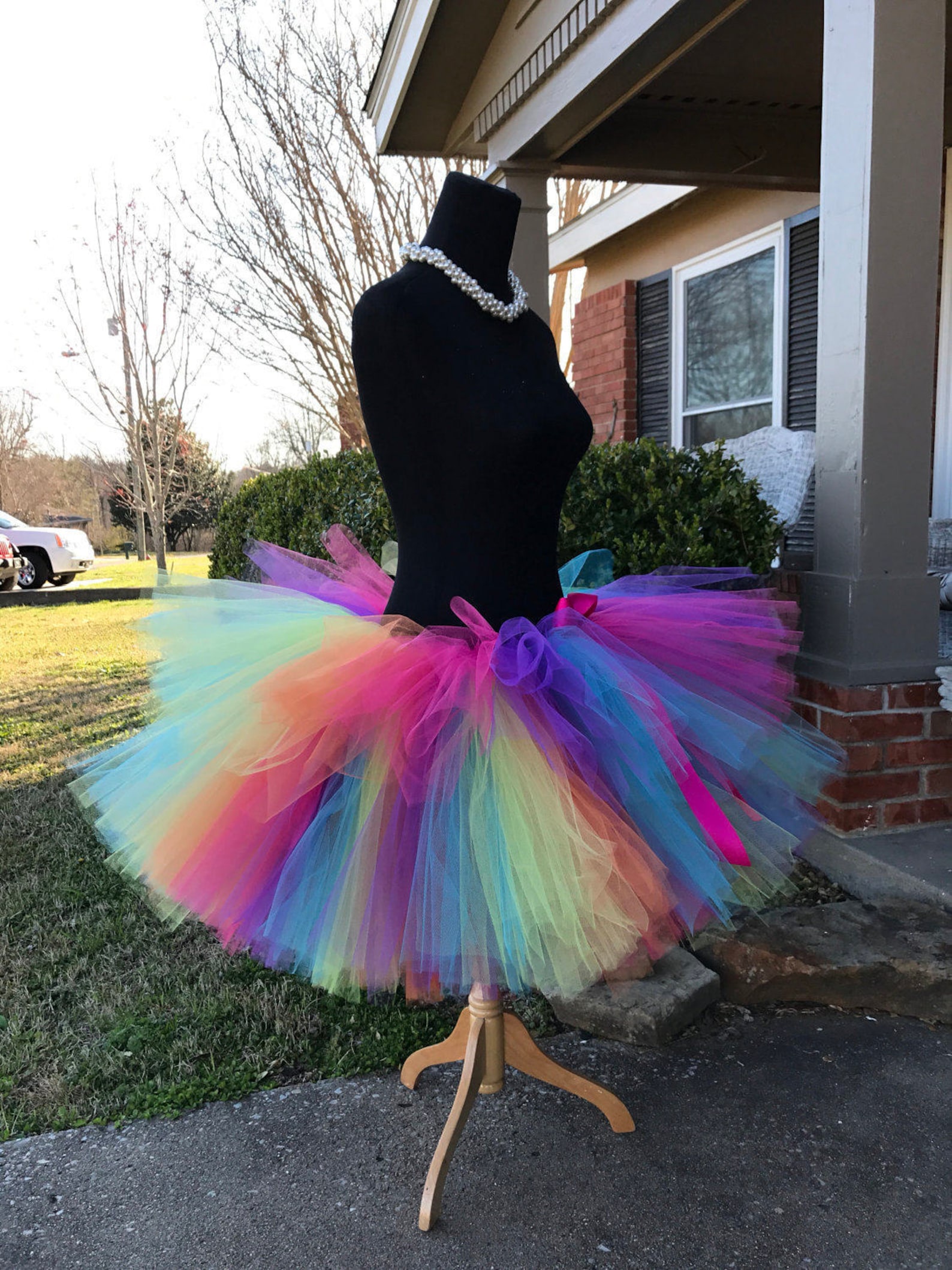 Adult Rainbow Glitz Tutu Adult Tutus Adult Rainbow Tutu - Etsy