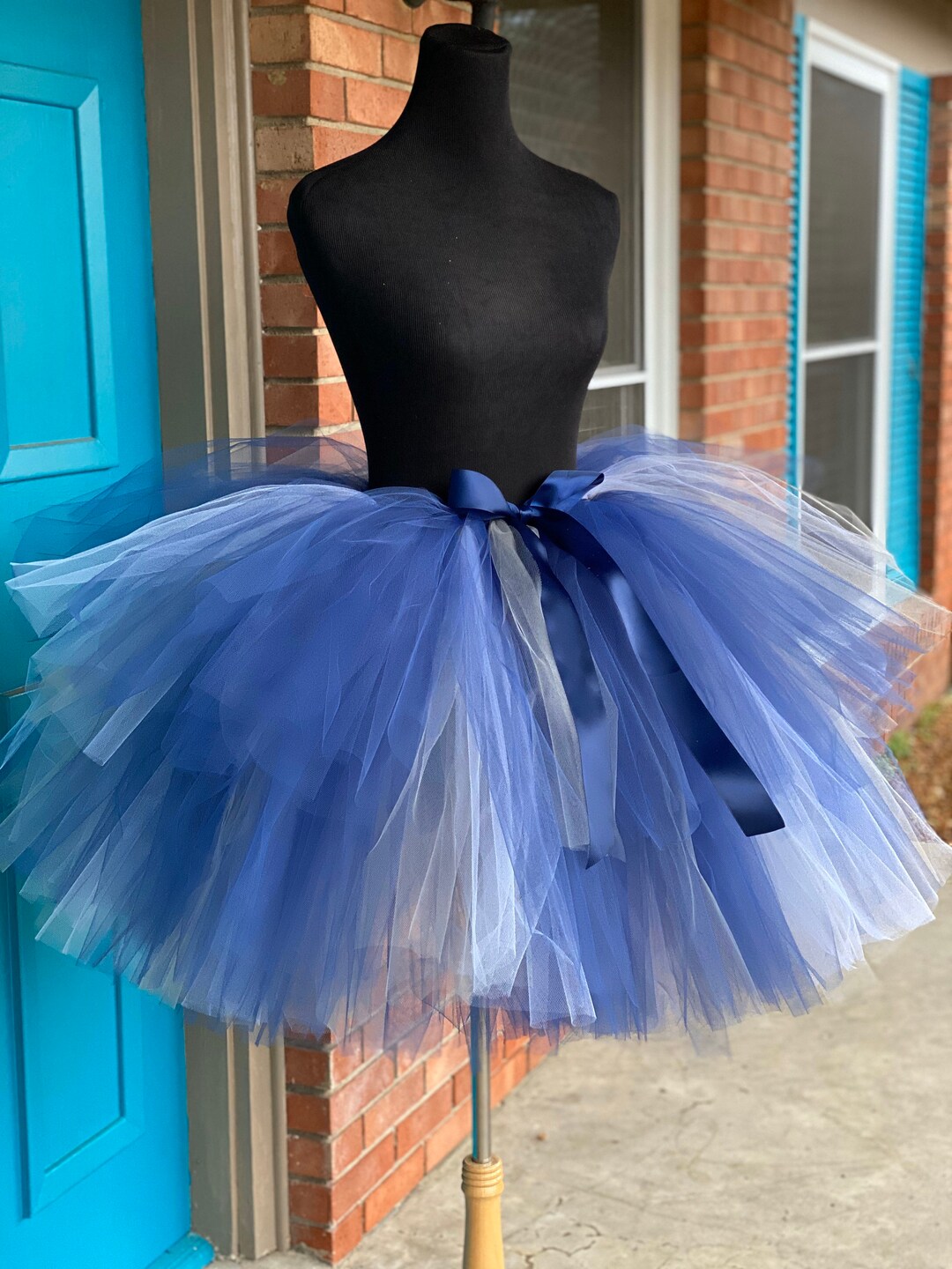 Navy Adult Tutu With Hints of a Silver and White Perfect for Those ...