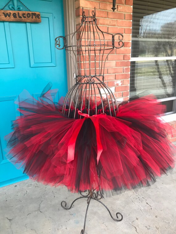 Red and black adult Tutu Maternity Tutu Adult Tutu Skirt | Etsy