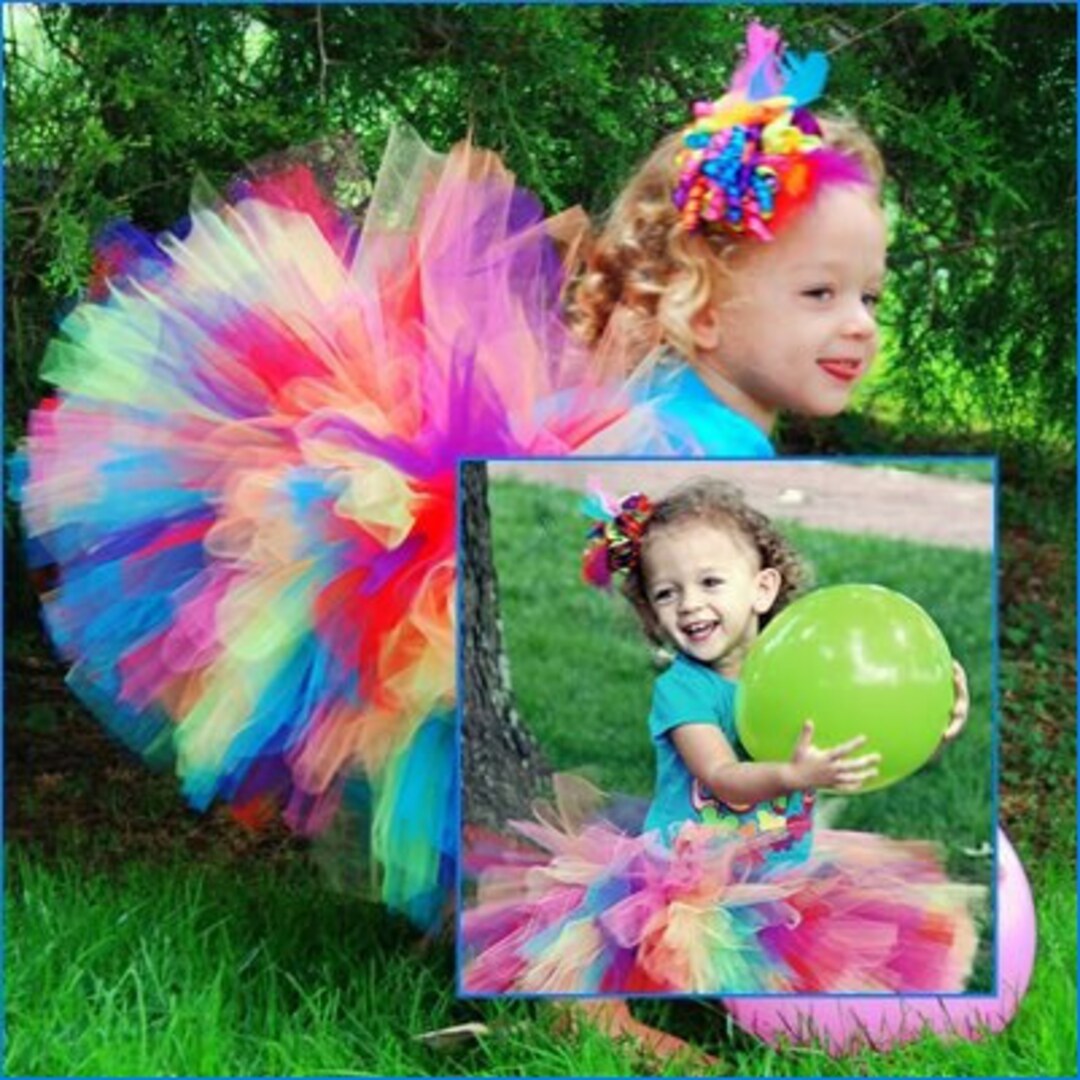 Rainbow Tutus, "lillix Denise", Newborn Tutu, Baby Tutu, Tutus for ...