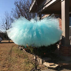 Solid Aqua Adult Tutu for Waist up to 34 1/2" Great for Halloween ...