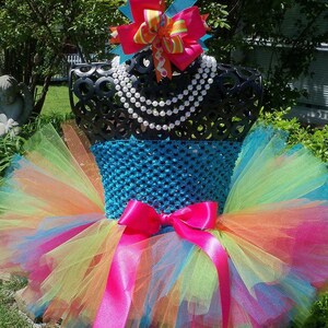 Breezy Tutu, Bright Multi Colored Tutu, Newborn Tutu, Baby Tutu, Tutus ...