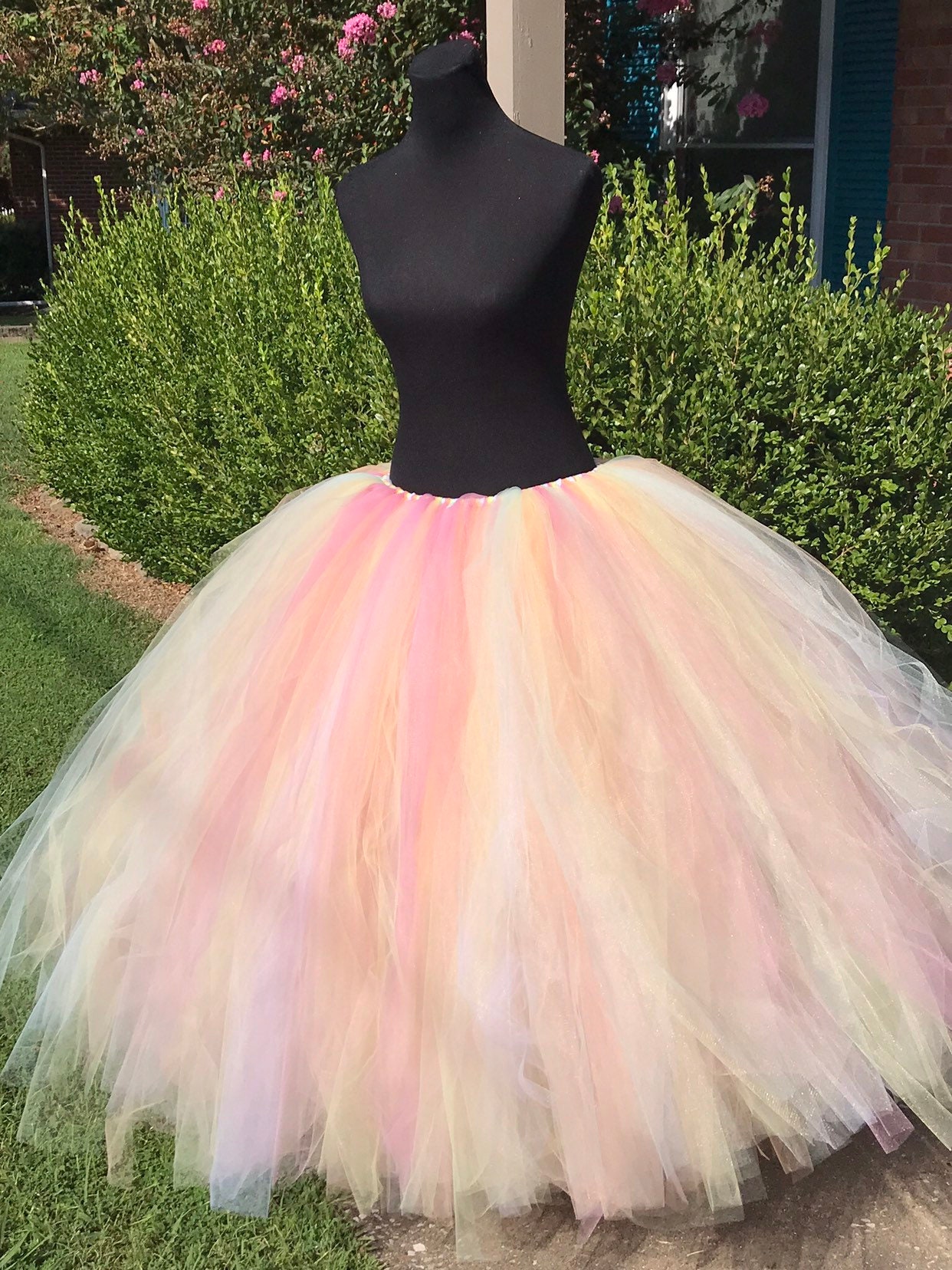 Extremely Full Tutu "spring Tone" Waist up to 34 1/2" Great for Mommy ...