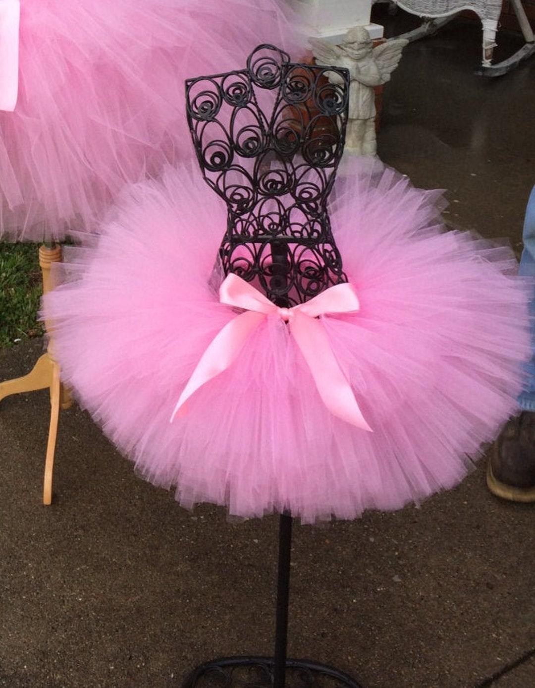 Pink Tutu Solid Pink Dual Length Child Size Tutu With Pink Ribbon - Etsy