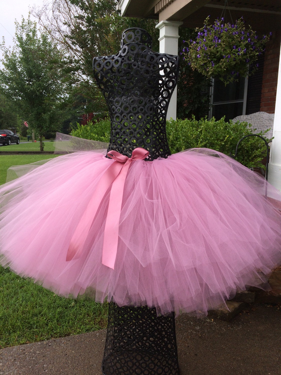 Dusty Rose tutu teen or adult tutu for waist 35 up to | Etsy