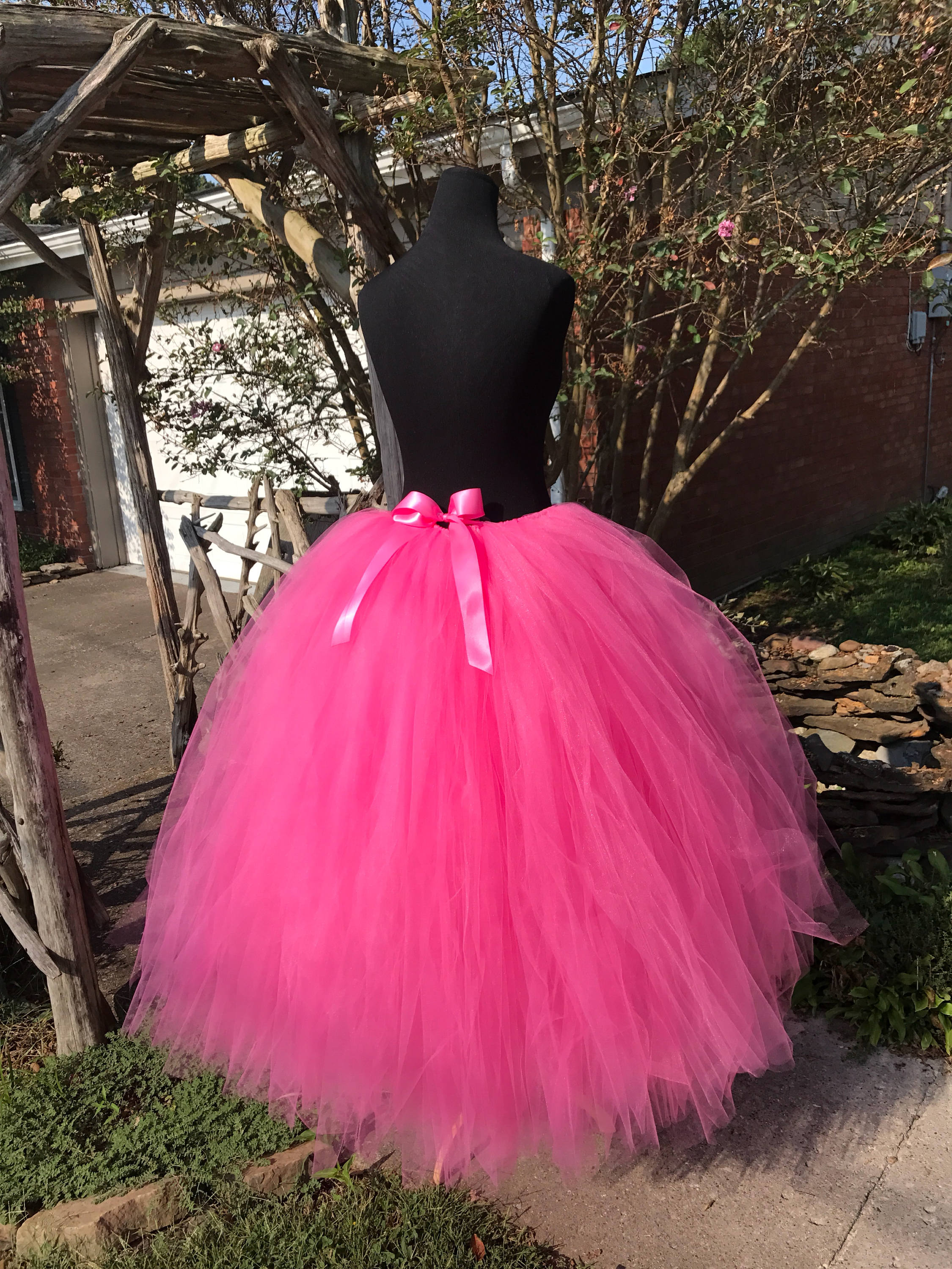 Shocking Hot Pink Bridal Tutu, Maternity Tutu, Adult Tutu Skirt, Adult ...