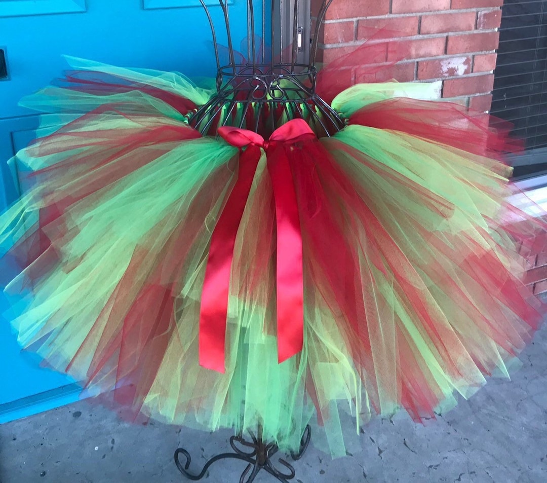 Christmas Spirit Tutu Adult Tutu W/ Red Satin Bow, Maternity Tutu ...