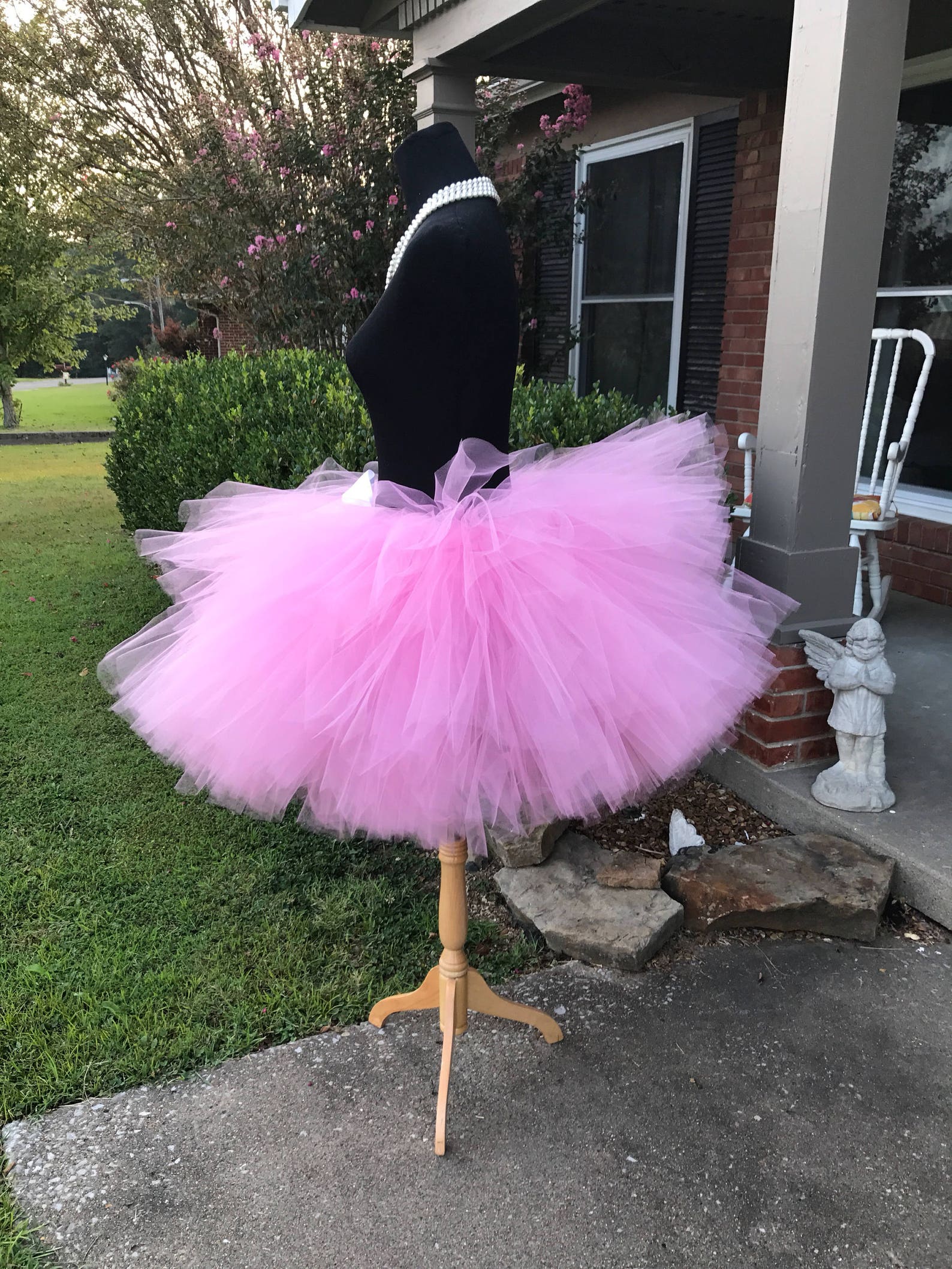 Pink With White Ribbon Tutu Maternity Tutu Adult Tutu Skirt Etsy