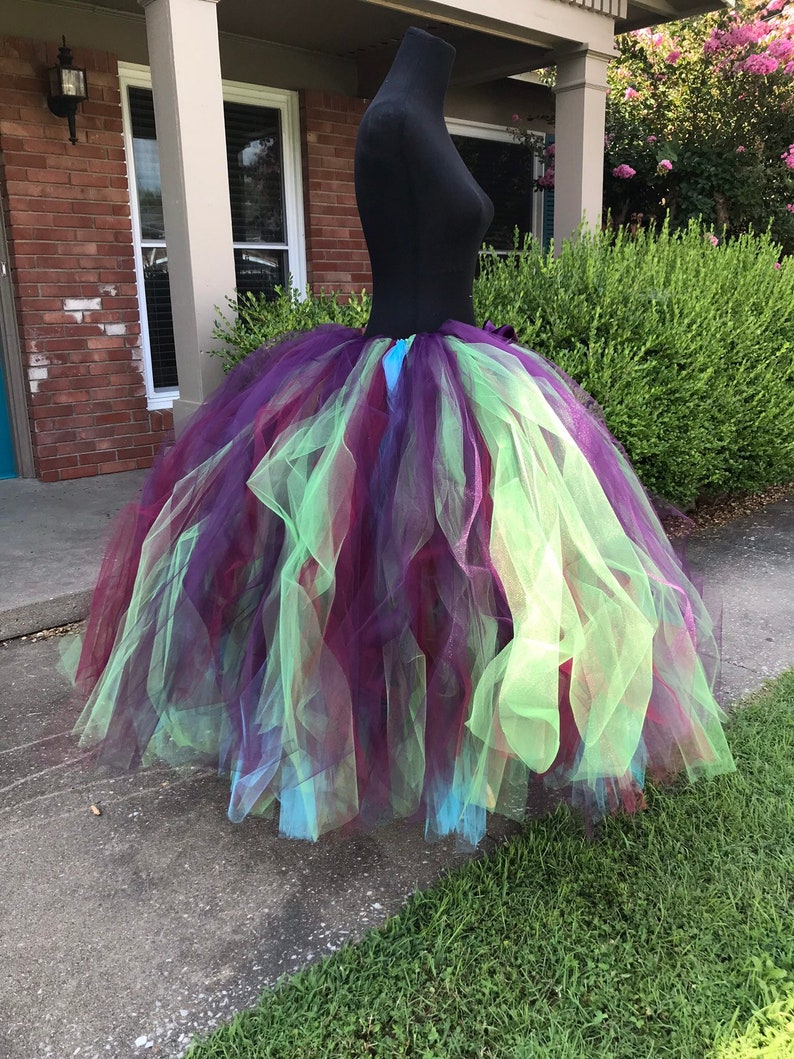 Extremely Full Tutu "jewel Tone" Waist up to 34 1/2" Great for Mommy ...