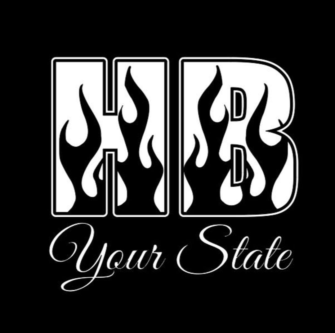HB Holler Boy Flames Vinyl Decal: Creek Squad Car/truck Window - Etsy