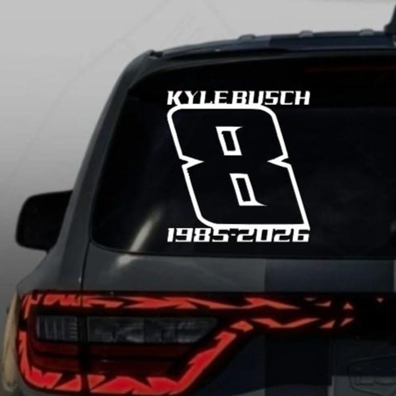 Kyle Busch Window Decal - Etsy