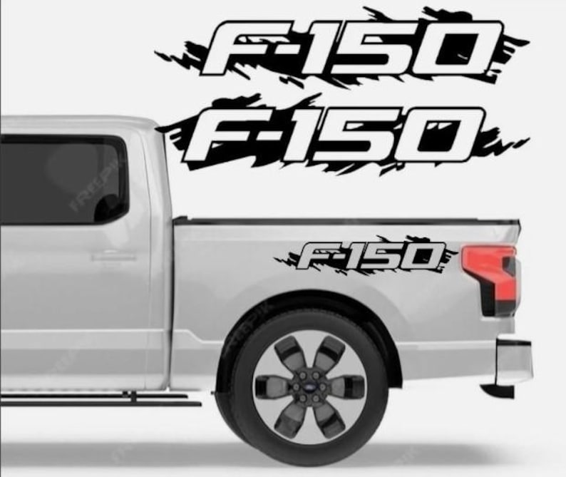 F150 Truck Bed Vinyl Decal Set, Left & Right Facing - Etsy