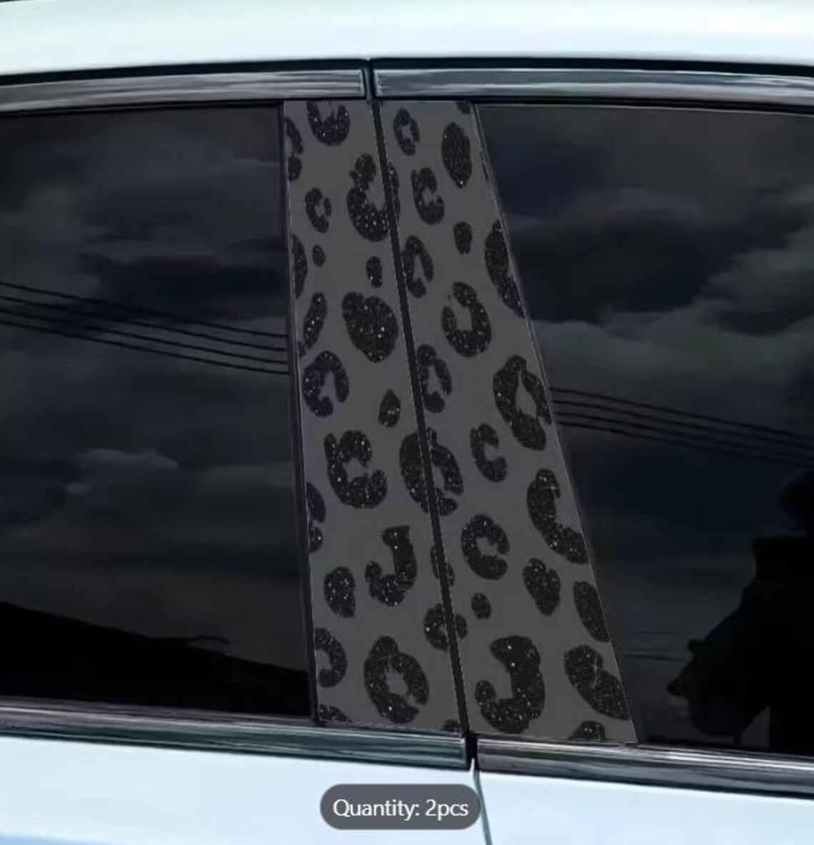 B-pillar Decals, Cheetah Print, Vinyl Decal Overlay - Etsy