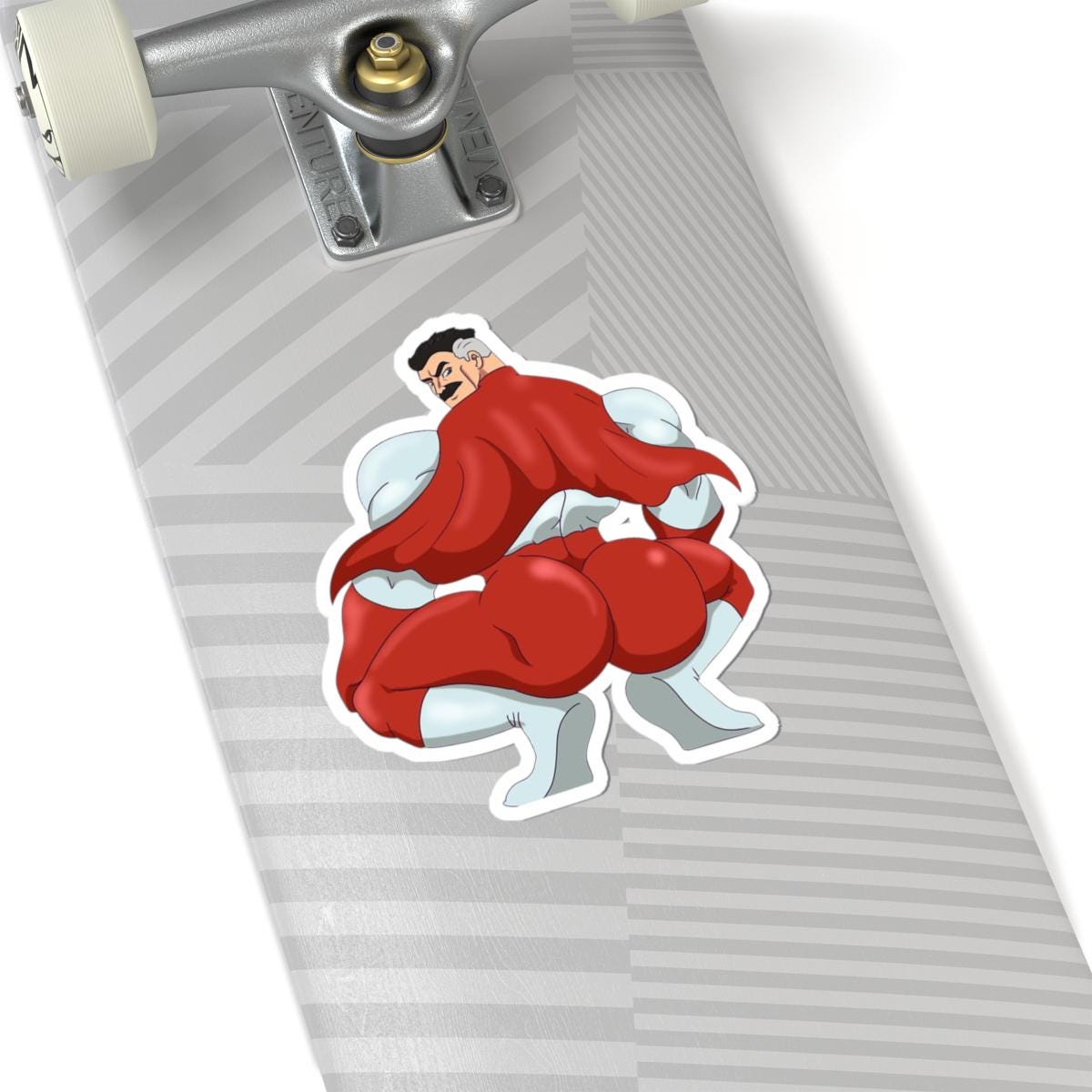Thicc Omniman, Funny Meme, Invincible Comic Sticker - Etsy