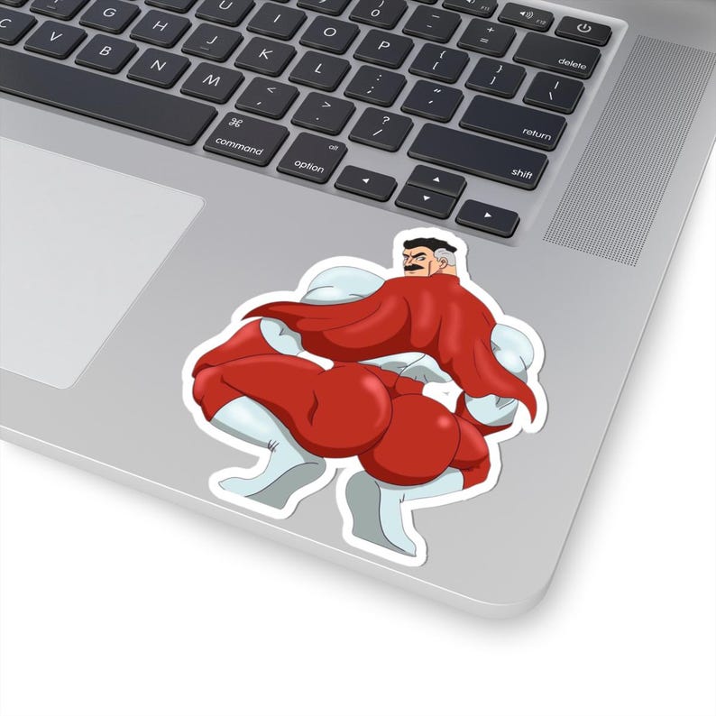 Thicc Omniman, Funny Meme, Invincible Comic Sticker - Etsy
