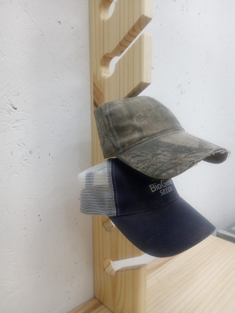 Pine 11 Hat Rack (48 Inch) Rustic Farmhouse Minimalist - Etsy