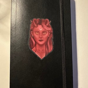 Devil Girl Vinyl Glossy Sticker - for Laptop, Water Bottle, Hydro Flask ...