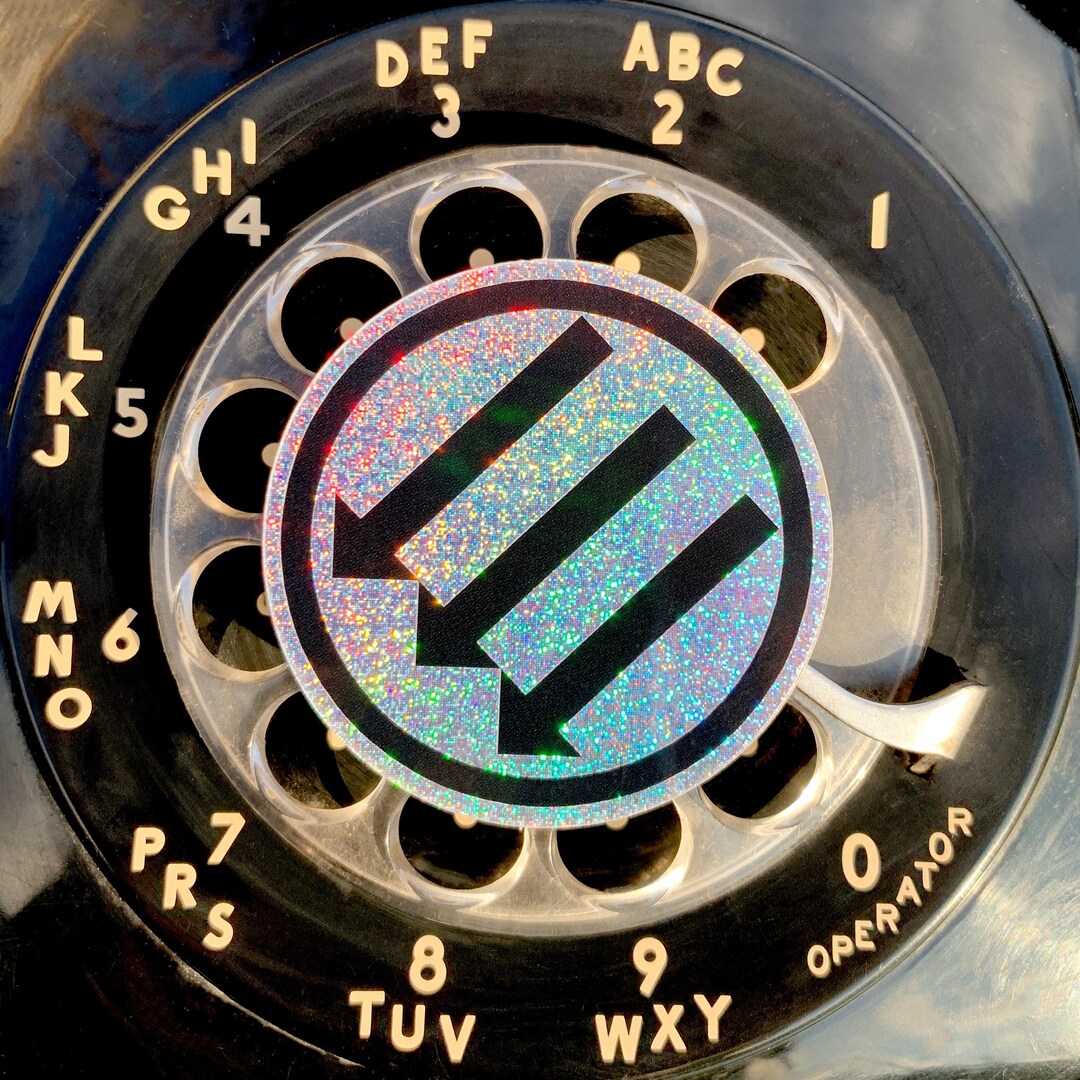 Antifascist Flashy Human Rights Round Iron Front Logo Antifa Symbol 3 ...