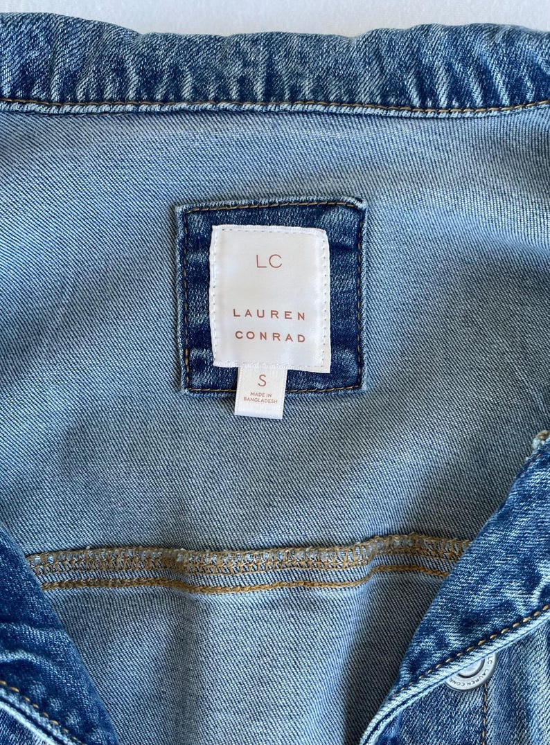 Cyanotype Denim Jacket-small - Etsy