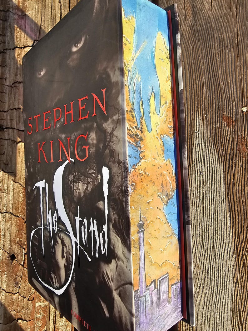 Stephen King's "the Stand" With a Hand Painted Fore-edge Featuring the ...