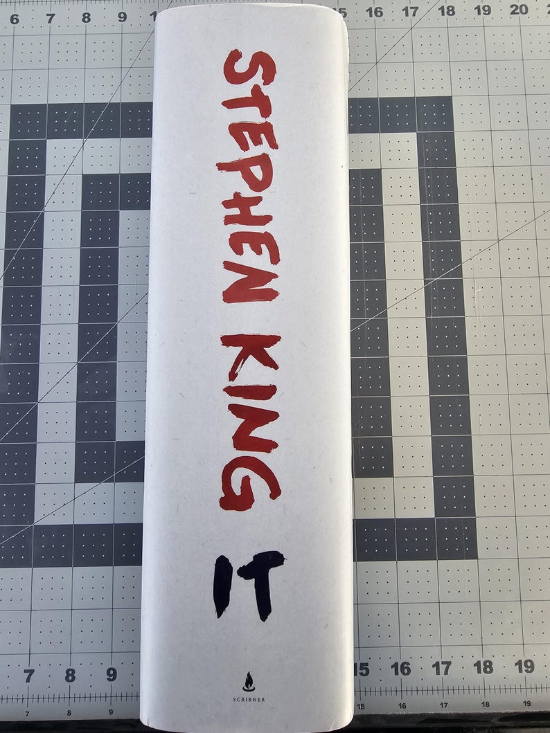 Stephen King's "it" Hand Painted Fore-edge Featuring Pennywise (MADE TO ...