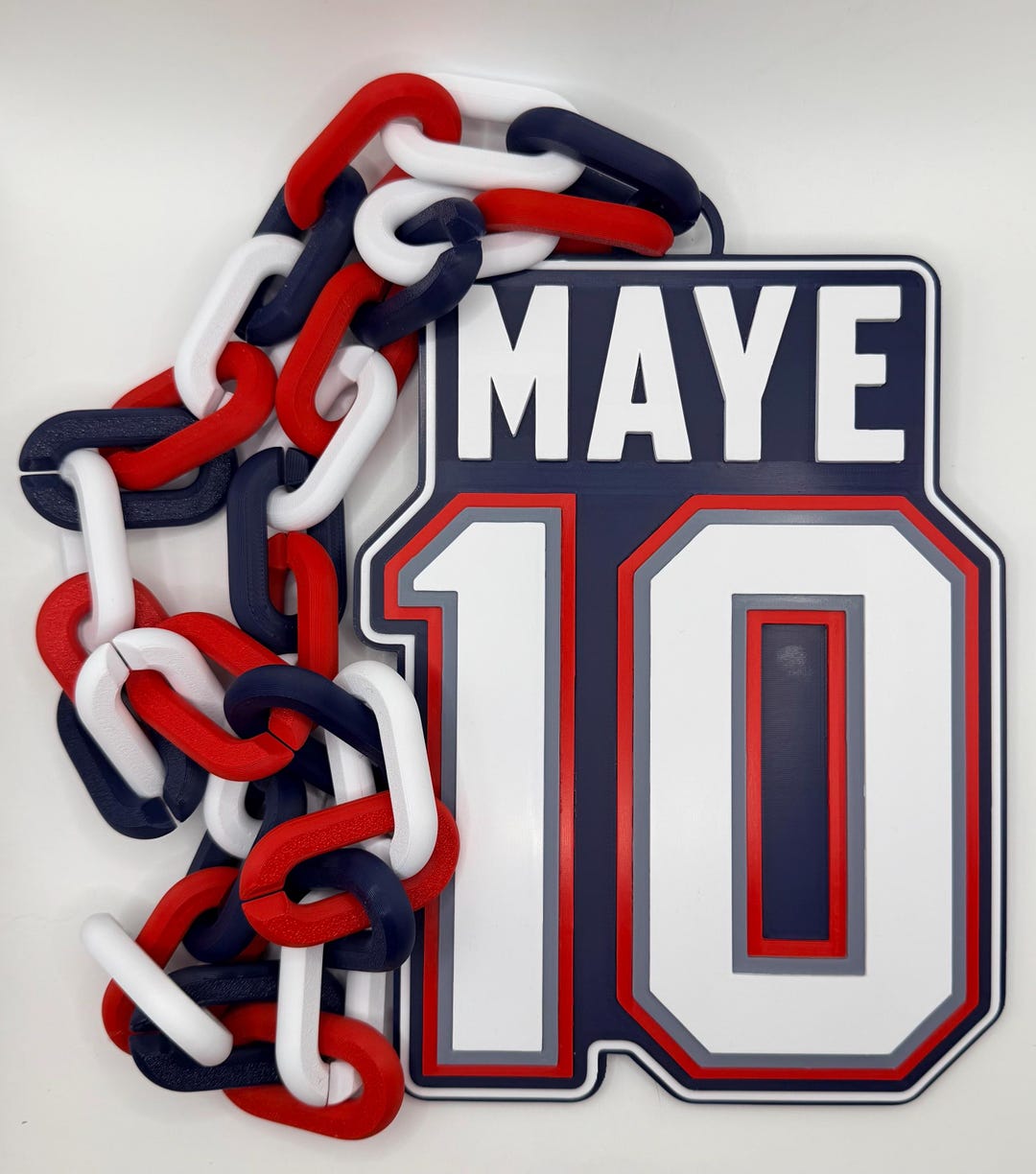 Drake Maye Hype Chain - Etsy