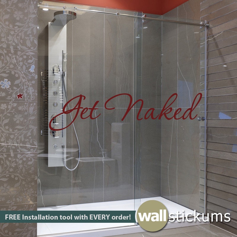 Shower Door Decal - Etsy
