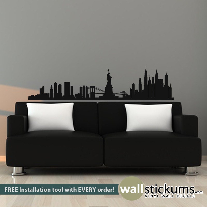 New York Wall Decal - Etsy