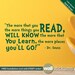 Wall Decal : Dr. Seuss the More You Read 02 Wall Art Quote Vinyl ...