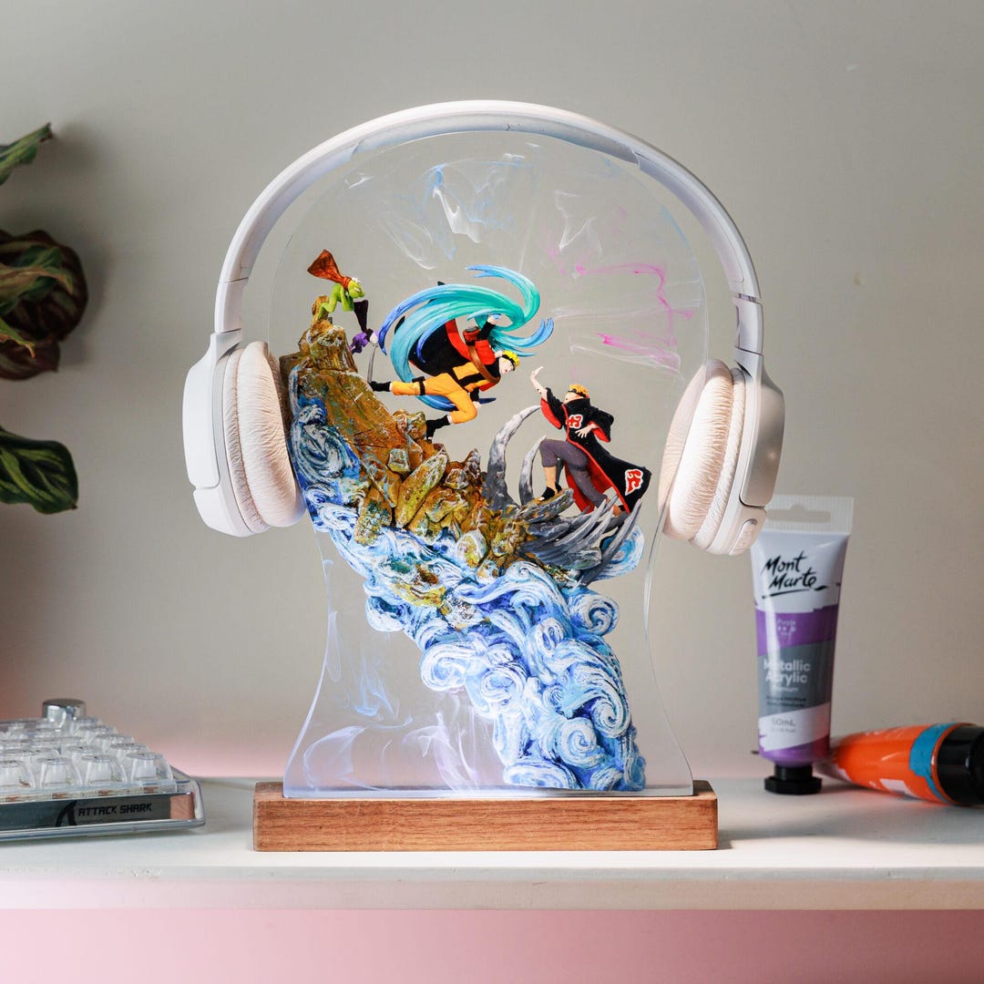 NRT Vs Pain Ak.at.suki Custom Epoxy Resin Art Lamp, Nigh Light ...