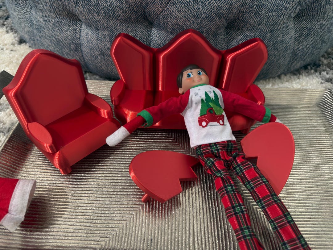 Elf of the Shelf Furniture With Broken Table for Fun - Etsy
