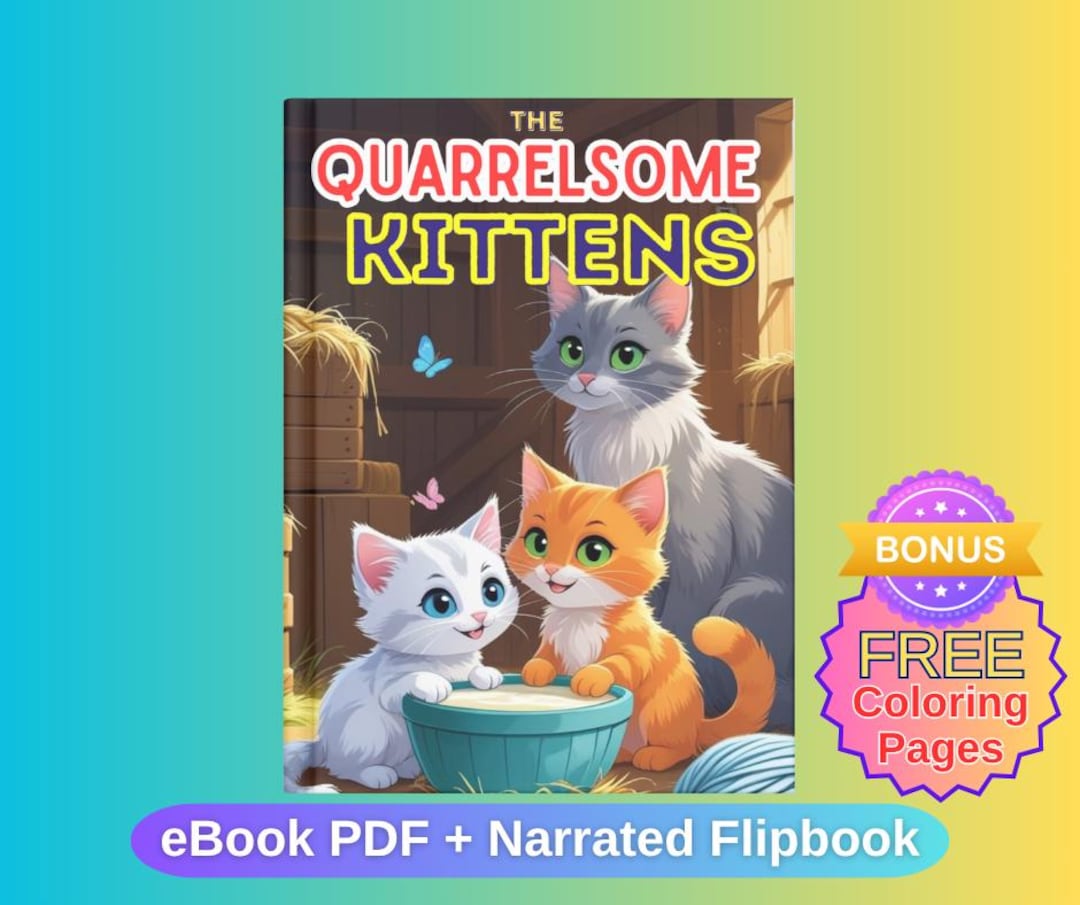 The Quarrelsome Kittens: Children's Illustrated Story (ebook PDF ...