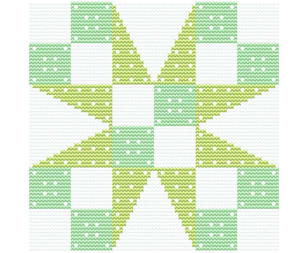 54-40 or Fight Quilt Block Cross Stitch Pattern - Lily of the Valley ...