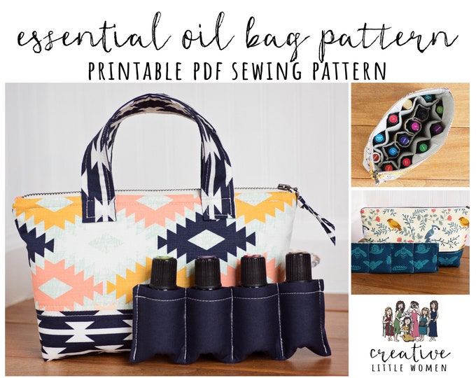 Personal Use Only PDF PATTERN for Essential Oils Bag / Case - Etsy Canada