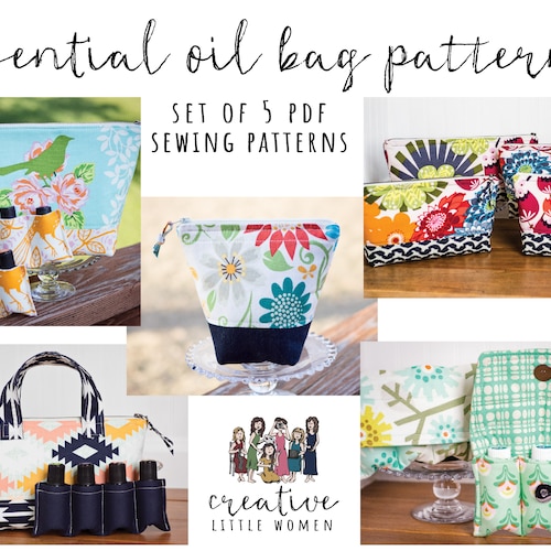 Essential Oil Pouch PATTERN PDF Sewing Pattern Essential - Etsy
