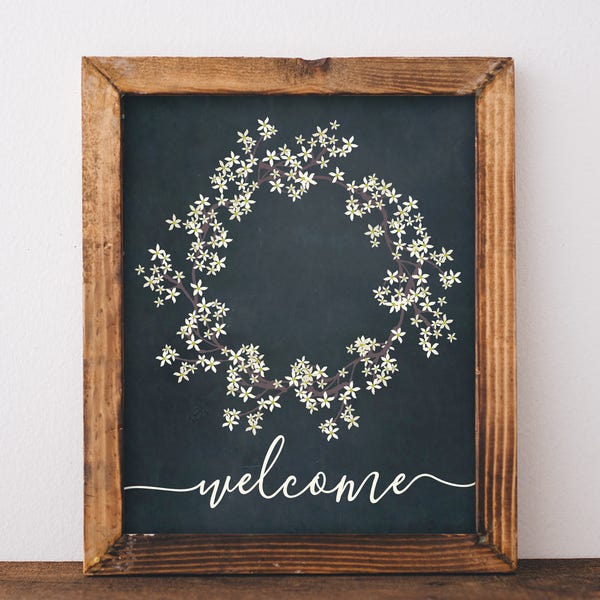 Welcome Chalkboard - Etsy