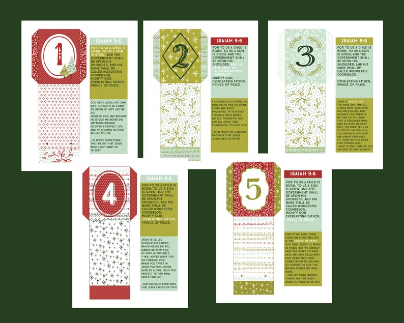 Christmas Advent Calendar Kit Christmas Countdown - Etsy