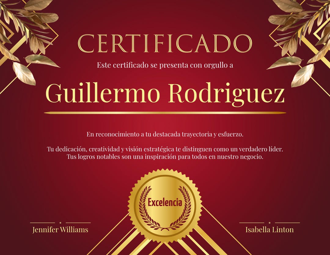 Bilingual Certificate of Recognition | PDF | Spanish-english Printable ...