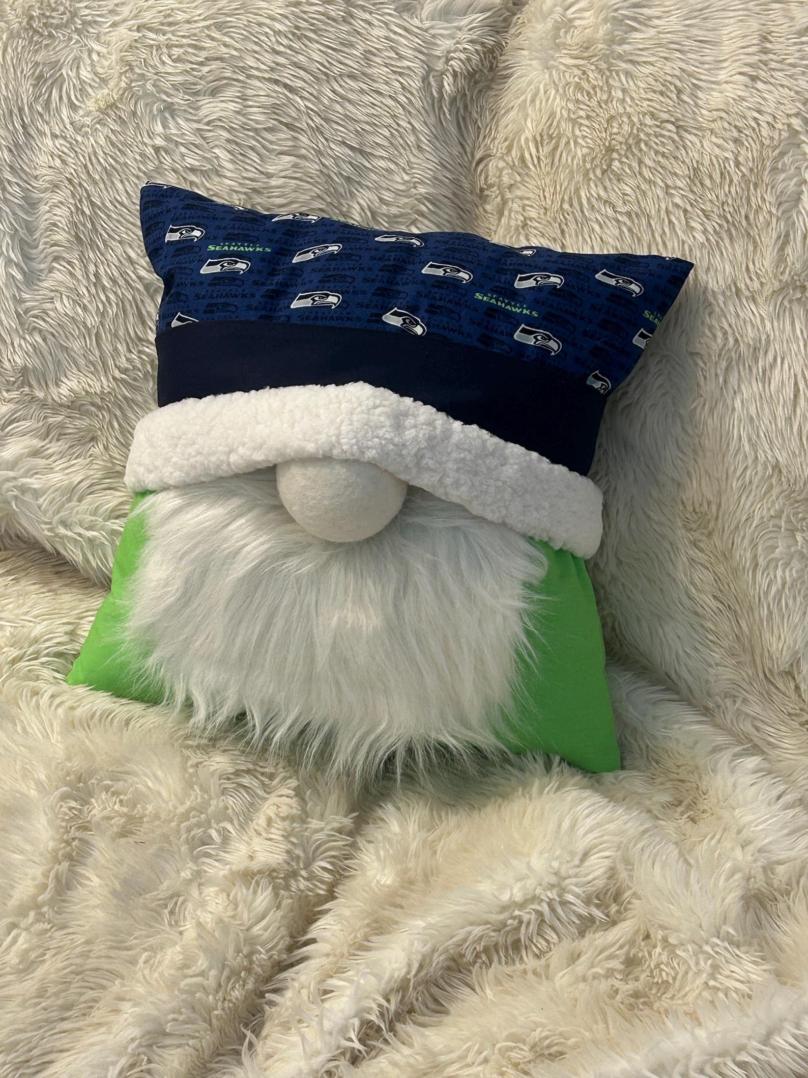 NFL Seattle Seahawks Team Gnome Pillow Handmade - Etsy