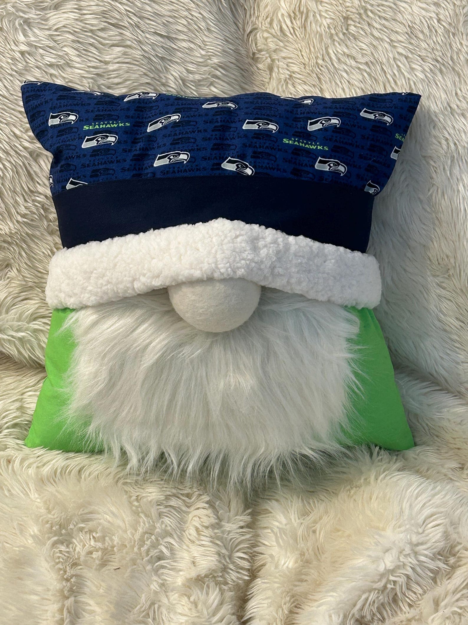 NFL Seattle Seahawks Team Gnome Pillow Handmade - Etsy