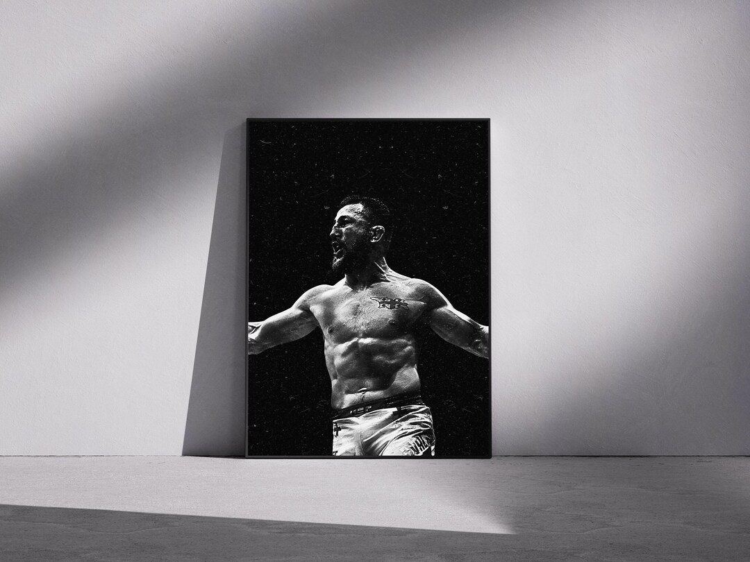 Merab Dvalishvili UFC Poster, Fight Night Decor, Mixed Martial Arts Fan ...