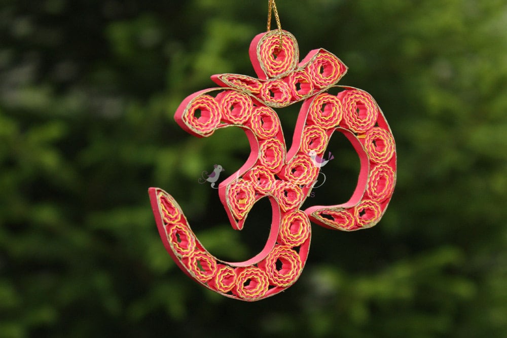Paper Quilling Om in a gift box Om Ornament Aum Symbol | Etsy