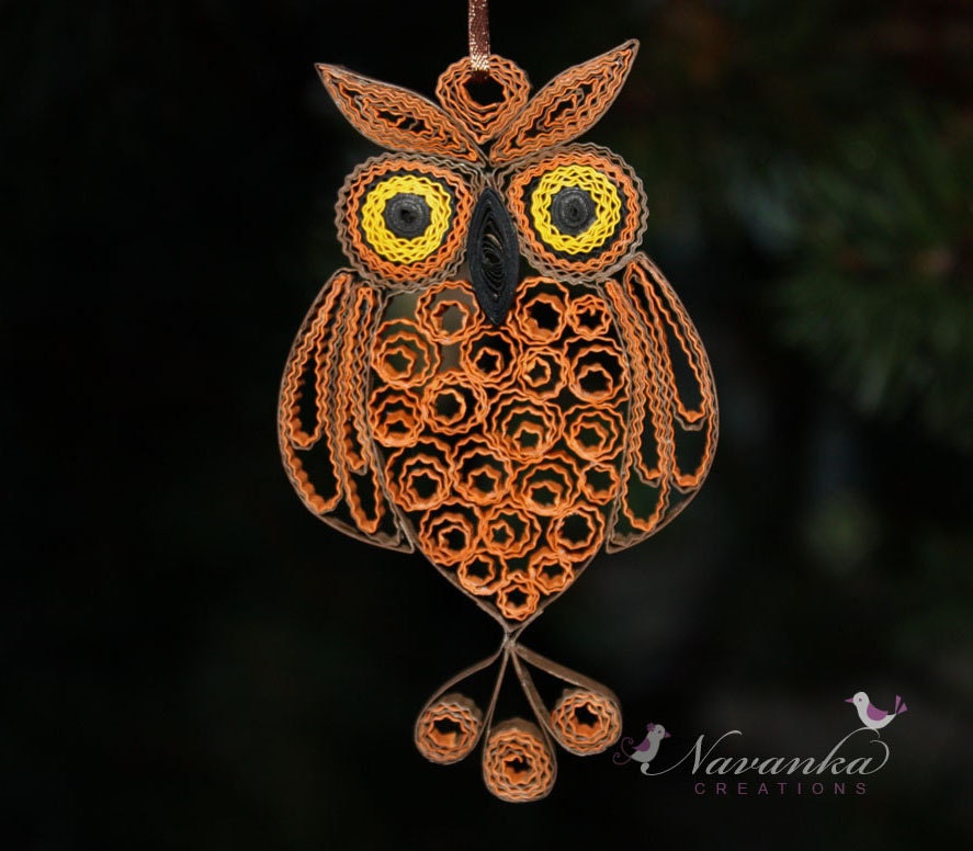 Owl Always Love You Paper Quilling Owl in a Gift Box Paper - Etsy